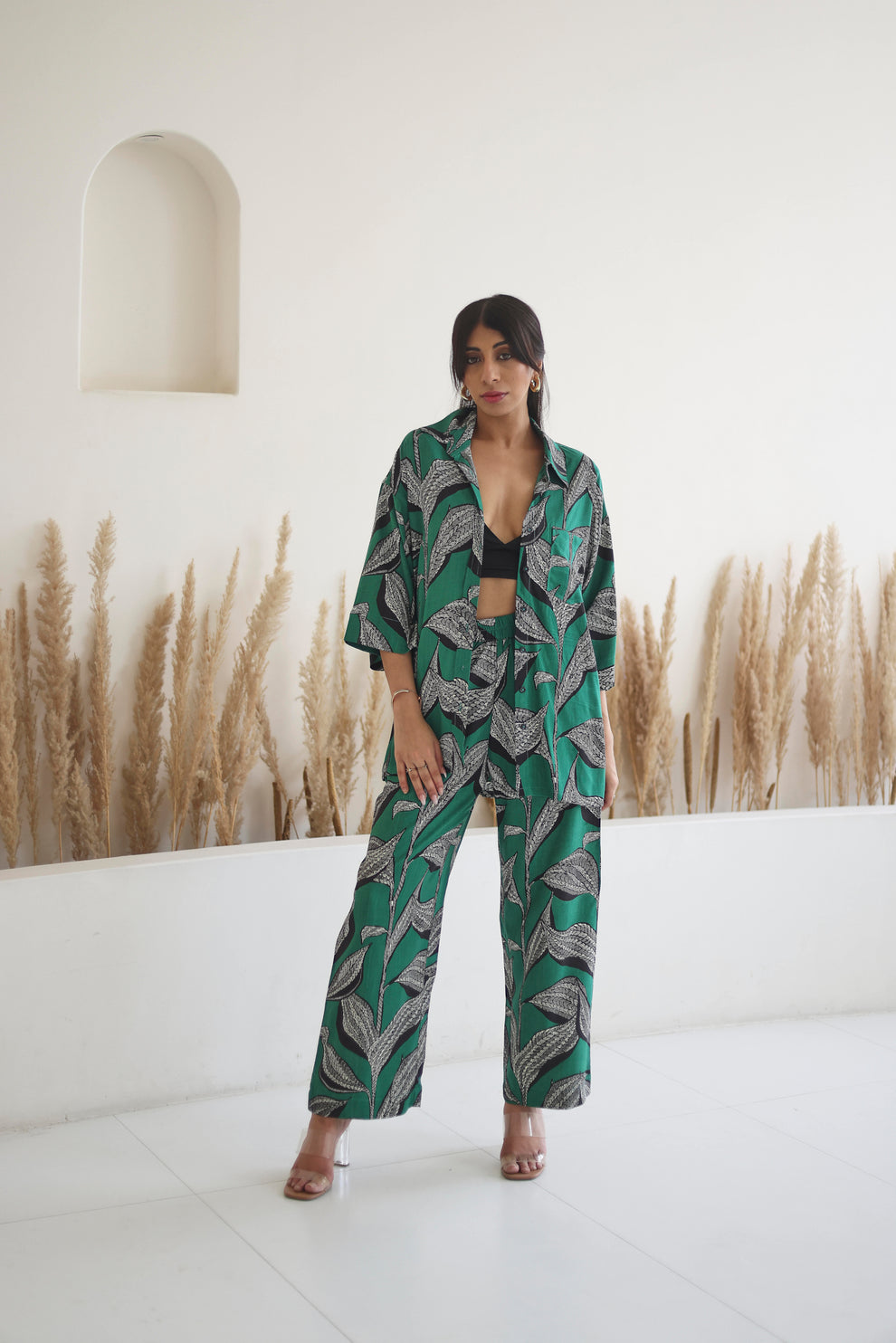 Aila Set – Elegant Rayon Co-ord by Shopkaari – Kaari